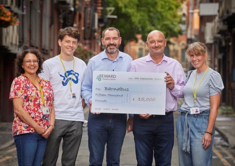 Reward Raises £15,000 For Barnabus Charity To Support Homeless People ...