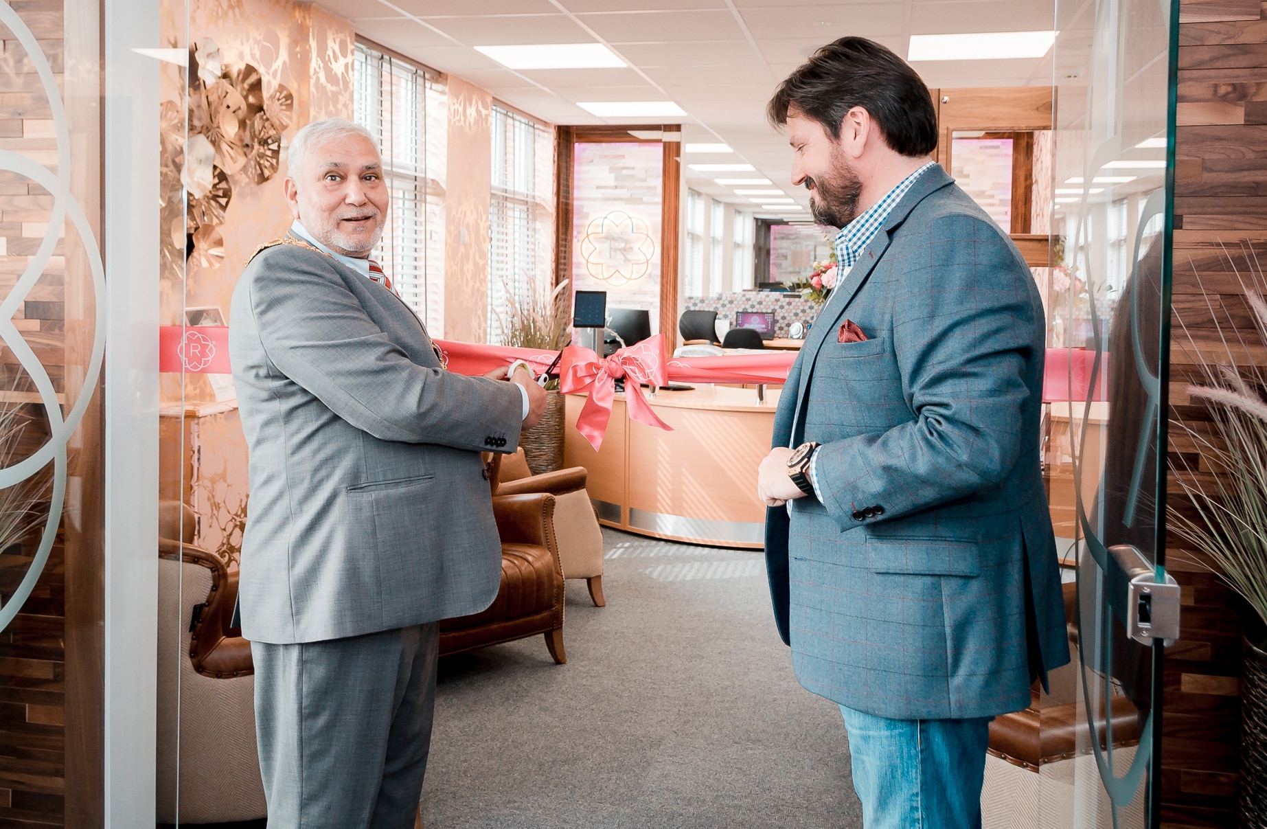 Rochdale Mayor Cuts Ribbon Revilo's New Premises | Business Manchester