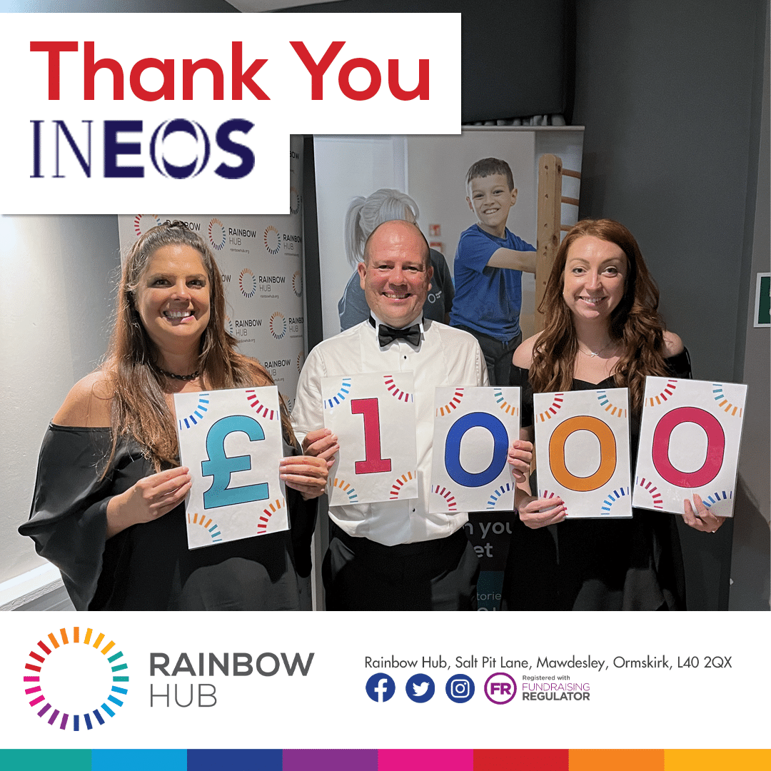 Mawdesley-based Children’s Charity Rainbow Hub Receives £1,000 From ...