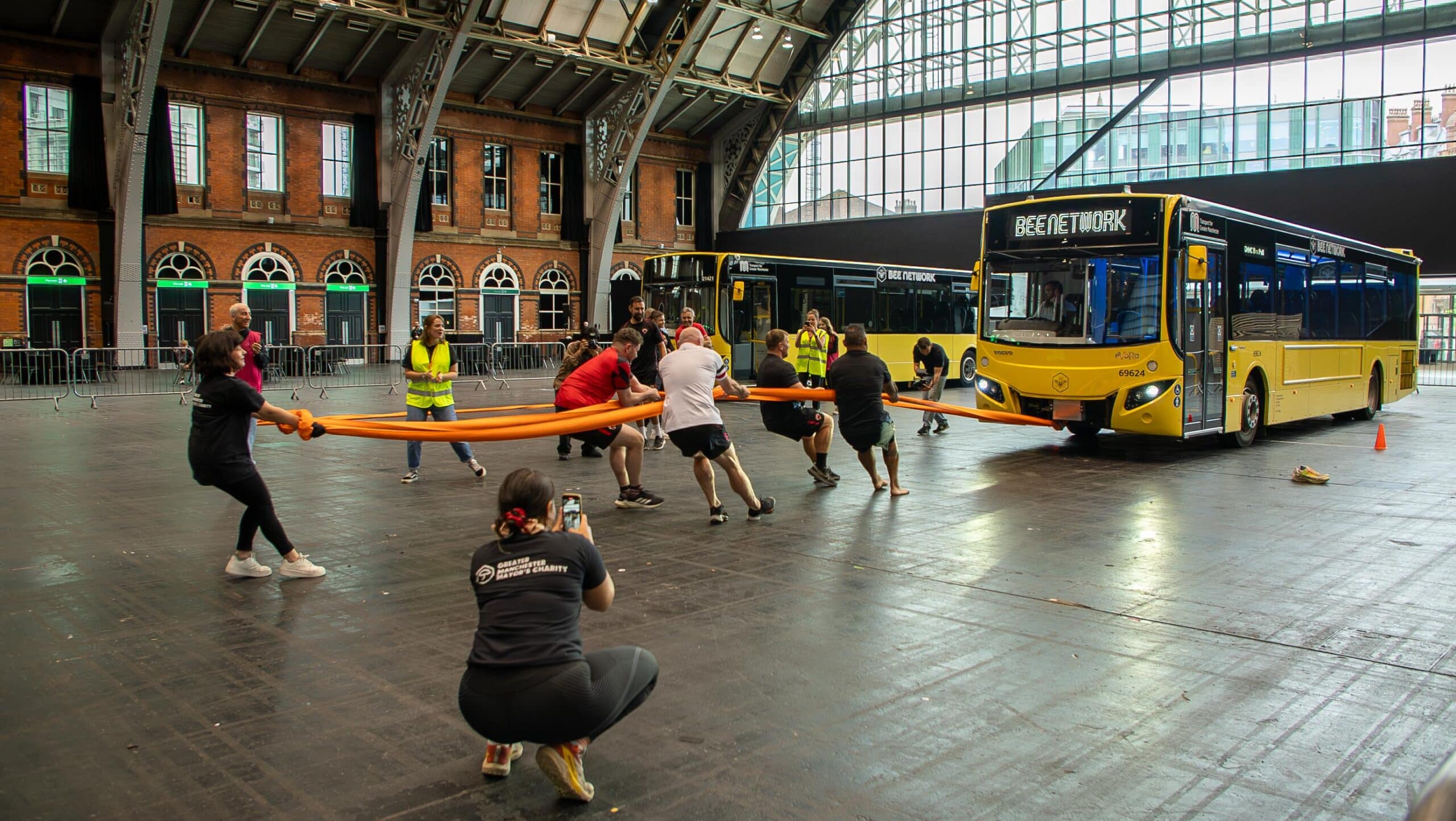 Salford Red Devils Take On Bus Pull Challenge To Help End Homelessness ...